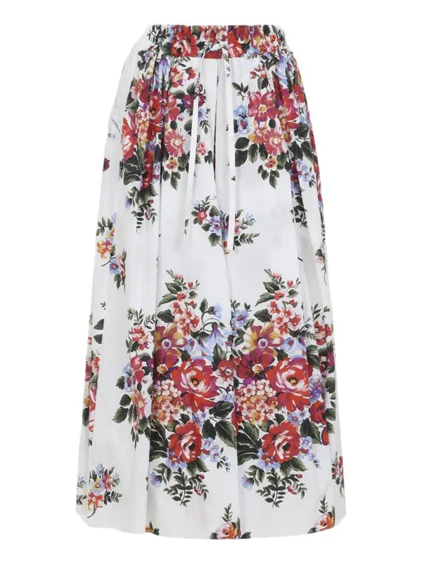 Dolce & Gabbana Floral Print Maxi Skirt - No