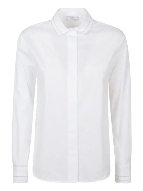 Peserico Long-sleeved Shirt - White