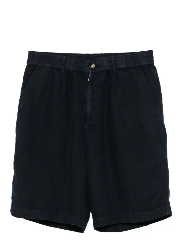 Brunello Cucinelli Elasticated Waistband Bermuda Shorts - Black