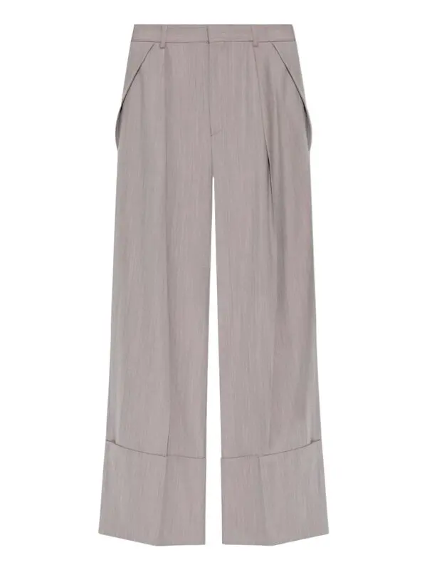 Victoria Beckham Wide-leg Trousers - Purple
