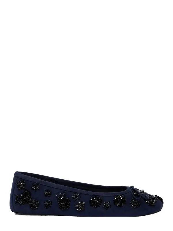 STUART WEITZMAN Prima Bow Ballet Flats - Black