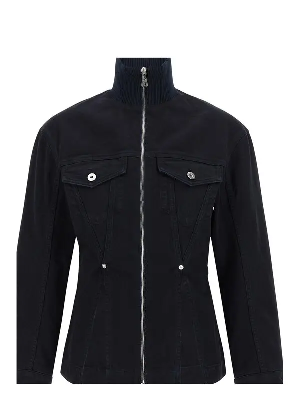 JEAN PAUL GAULTIER High Collar Casual Jacket - Black