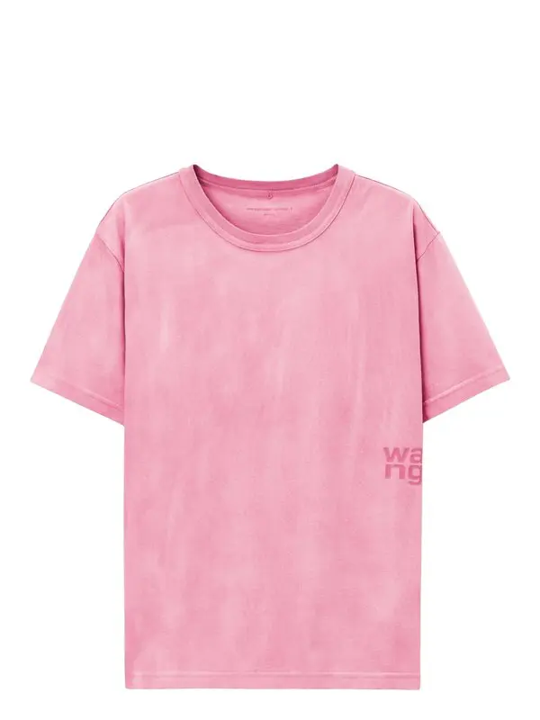 Alexander Wang Puff Logo Jersey T-shirt - Pink