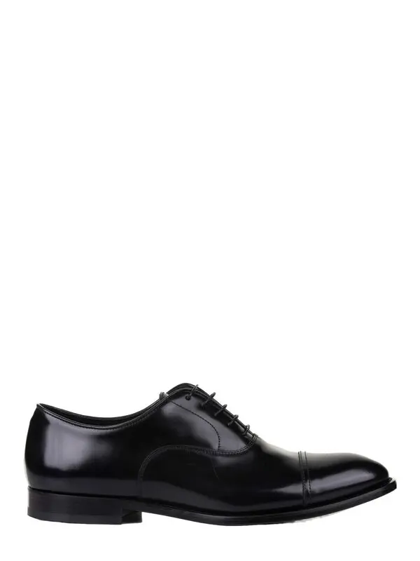 DOUCAL'S Lace Up Oxford Shoes - Black