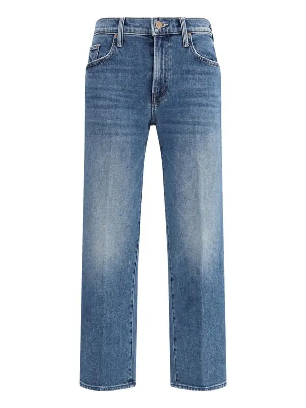 MOTHER Straight-leg Mid-rise Jeans - Blue