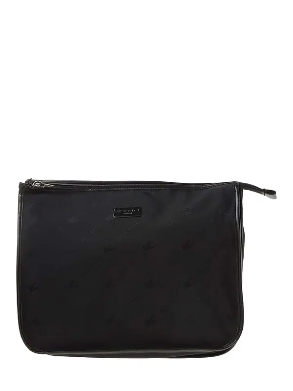 Etro Zipper Clutch - Black