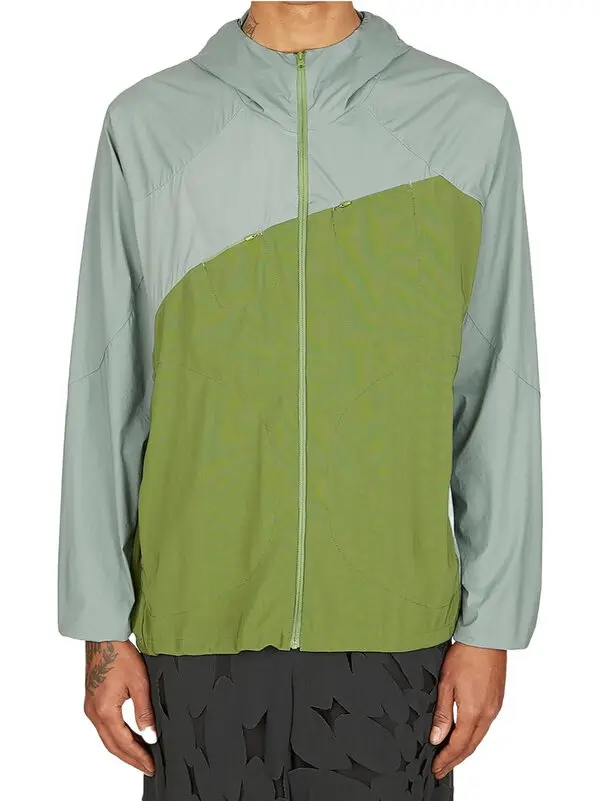 POST ARCHIVE FACTION (PAF) Hooded Casual Jacket - Green