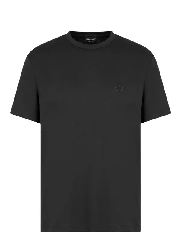 Giorgio Armani Iconic Logo T-shirt - Black