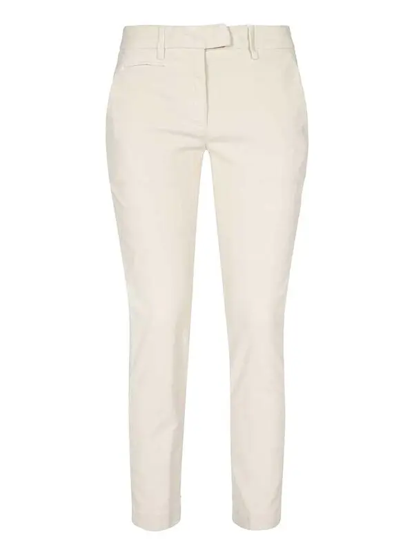 DONDUP Slim-fit Tailored Pants - White