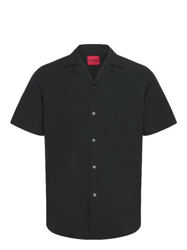 Hugo Boss Short Sleeve Shirt - Black