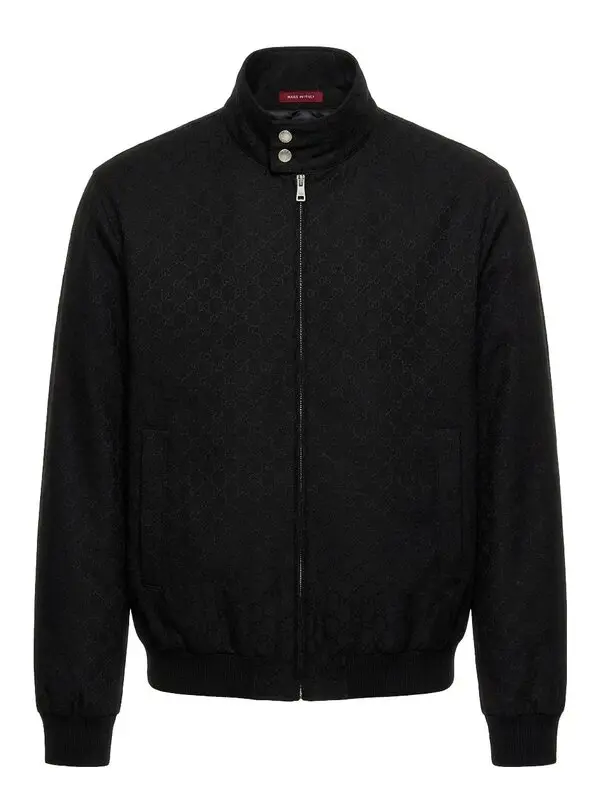 Gucci Monogram Ripstop Jacket - Black