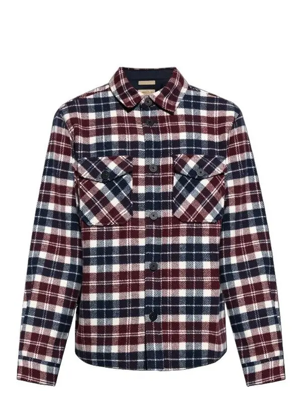 Woolrich Ranger Check Pocket Overshirt - Black