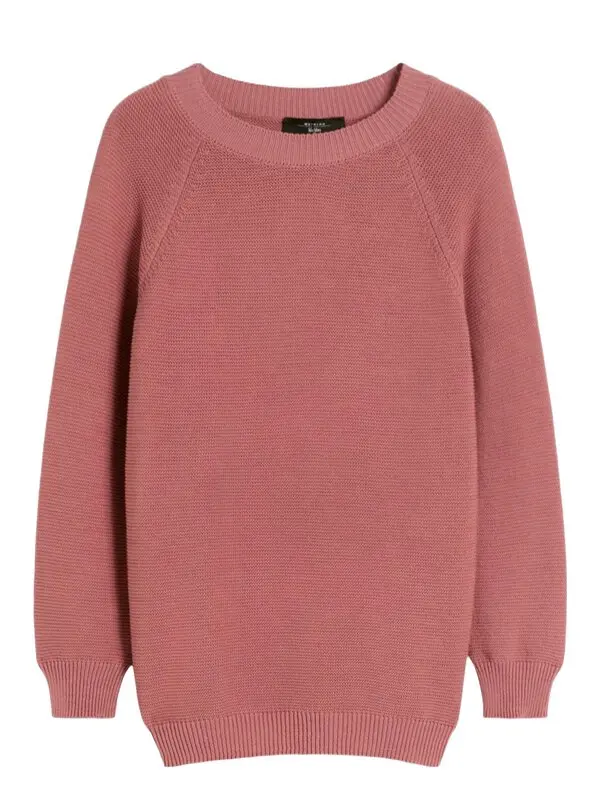 Max Mara Knitted Sweater With Raglan Sleeves - Pink