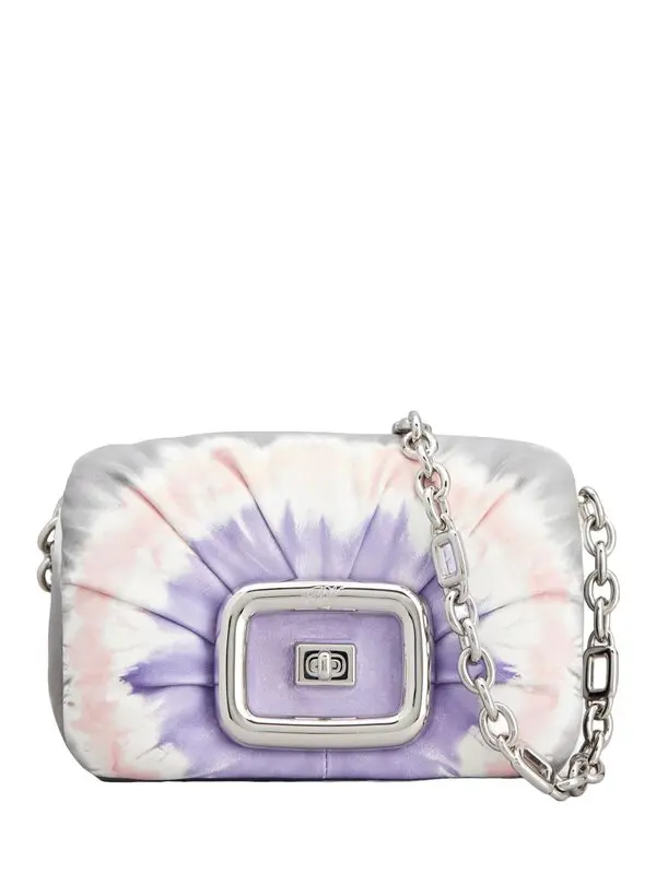 ROGER VIVIER Viv' Choc Mini Bag In Nappa Leather - White