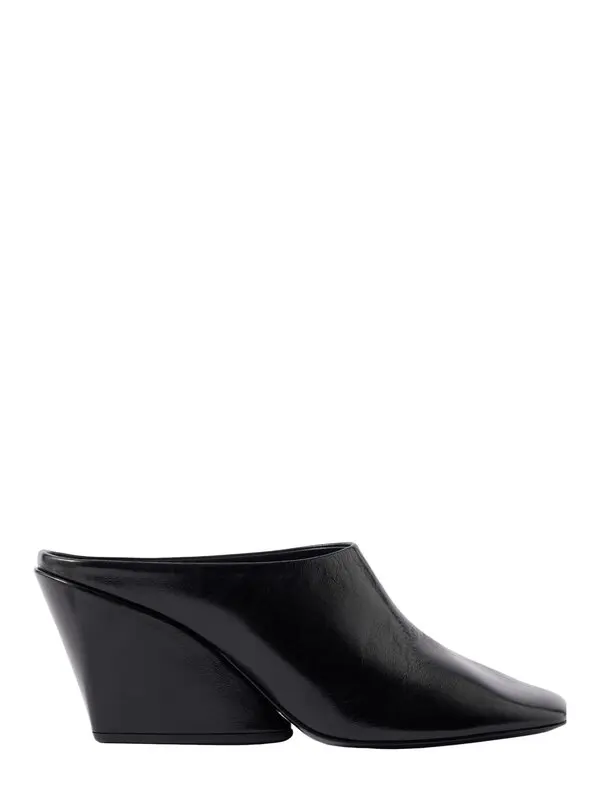 Proenza Schouler Slant Mules - Black