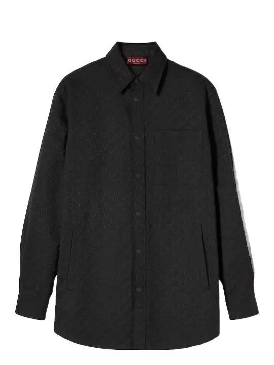 Gucci Gg Canvas Shirt - Black