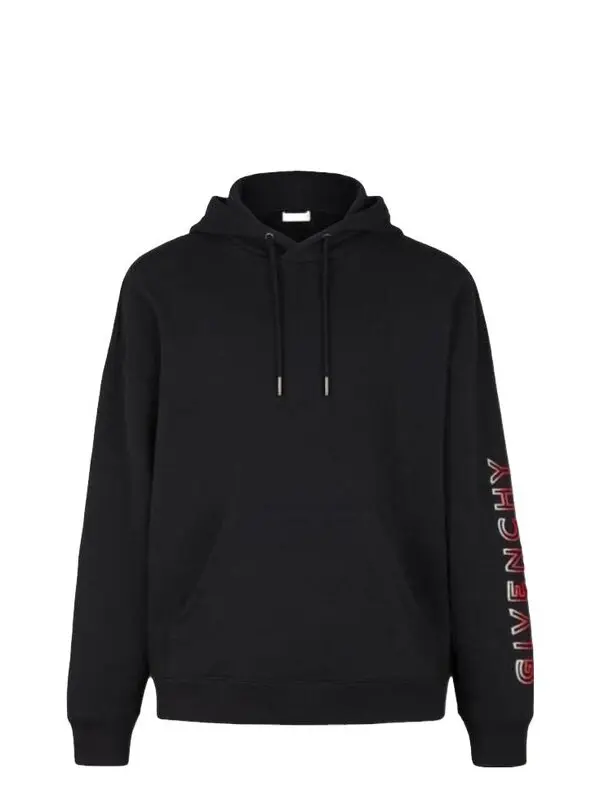 Givenchy Gradient Logo Hoodie - Black