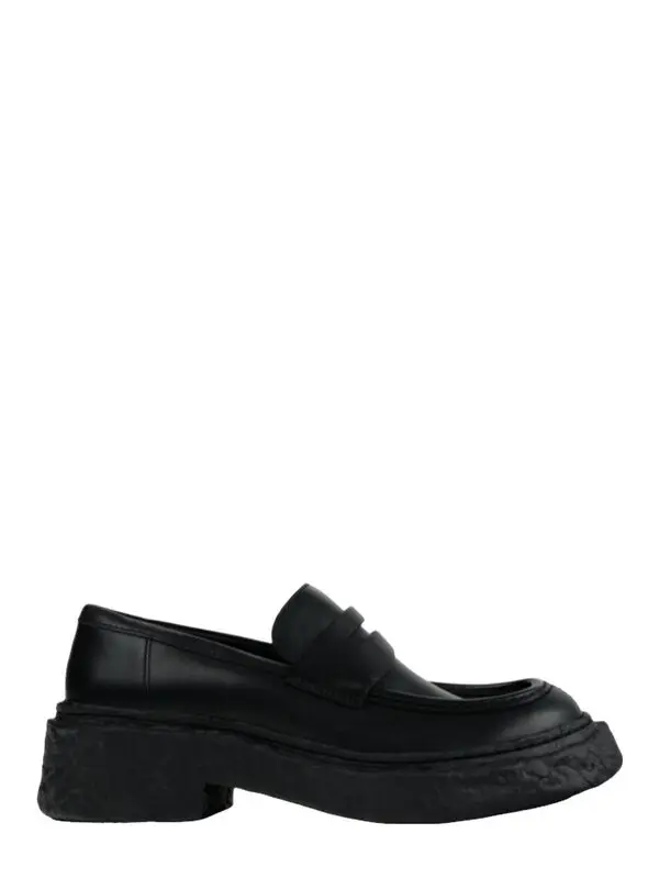 Camper Leather Loafers - Black