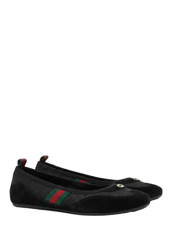 Gucci Shift Ballerinas - Black