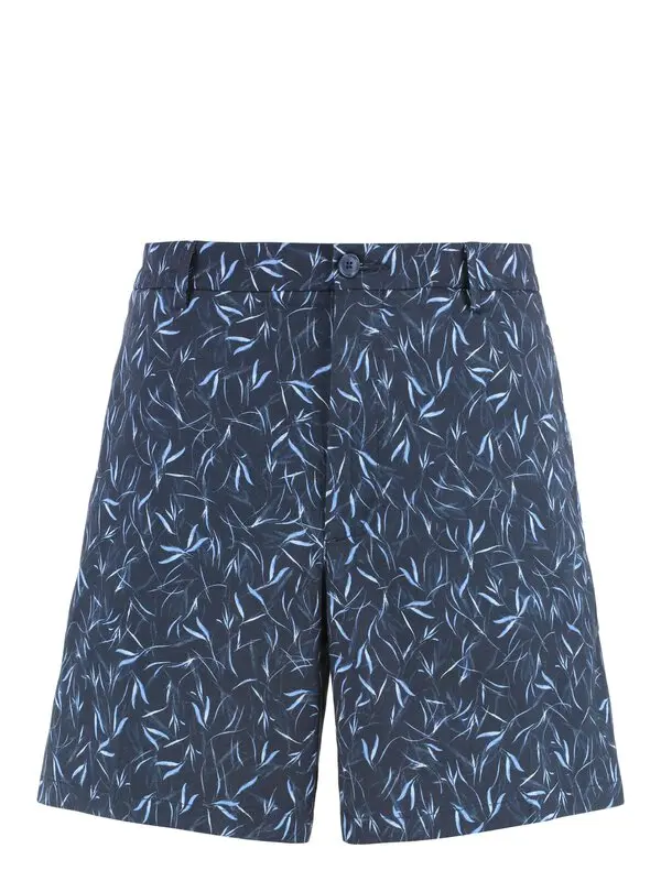 Hugo Boss Printed Bermuda Shorts - Blue