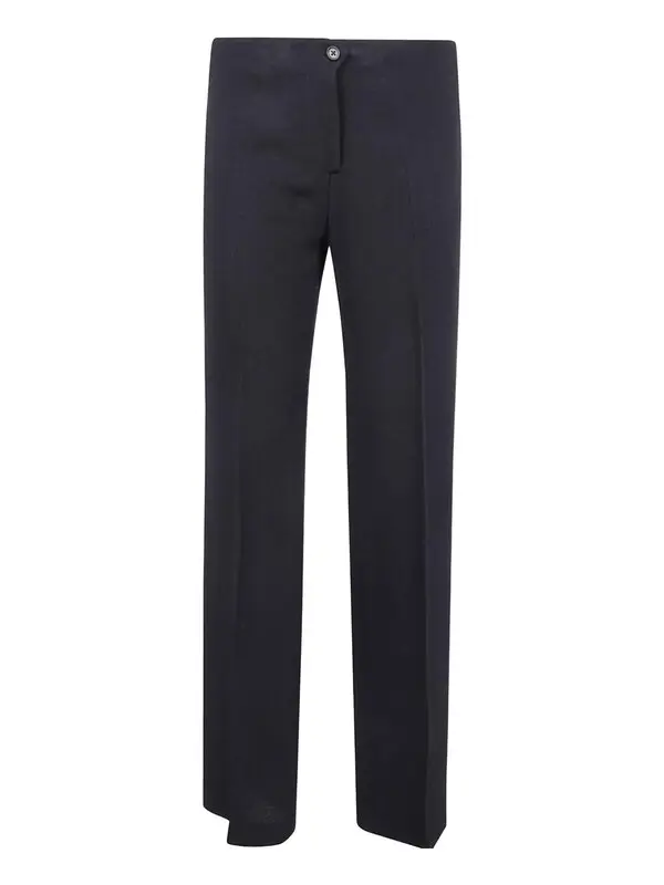 N.21 Low Waist Flared Trousers - Black