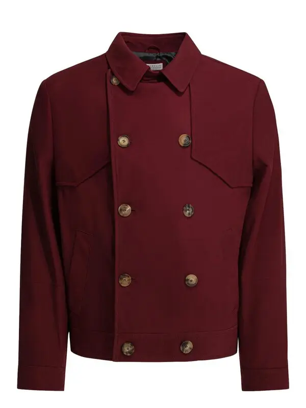Brunello Cucinelli Double-breasted Jacket - Brown