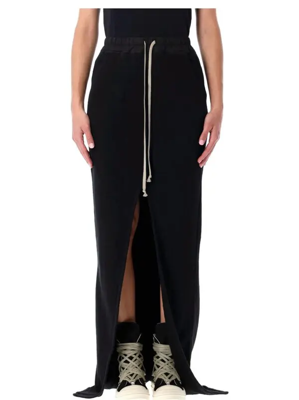 Rick Owens Phleg Pillar Maxi Skirt - Black