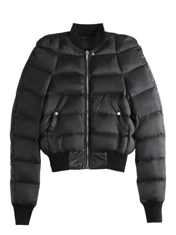 Rick Owens Padded Bomber Jacket - Black