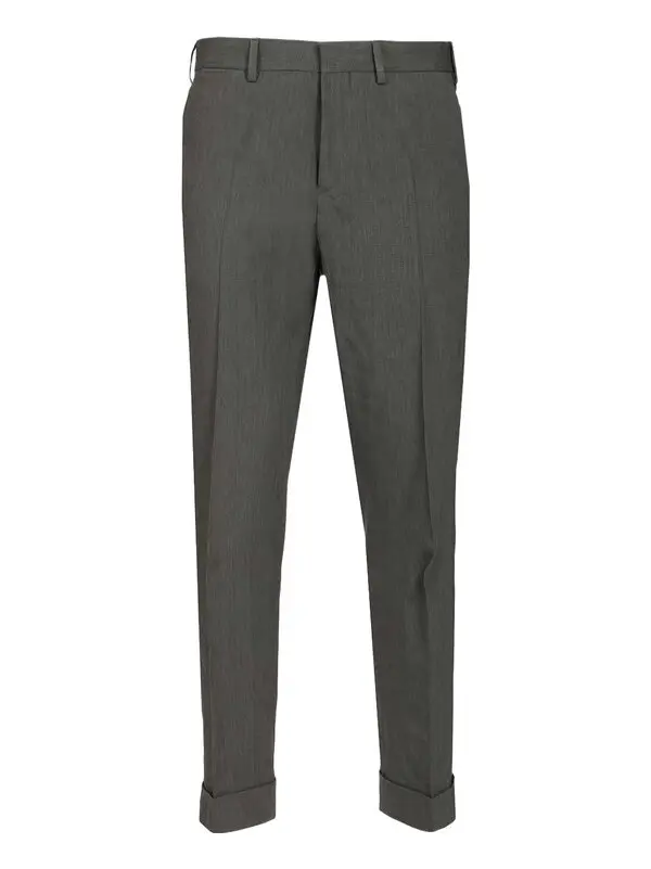 Dries Van Noten Philip Cuffed Tailored Pants - Grey