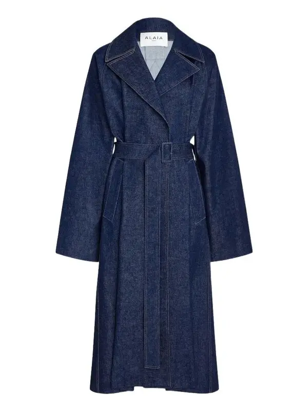 Alaïa Long-sleeved Windbreaker - Blue
