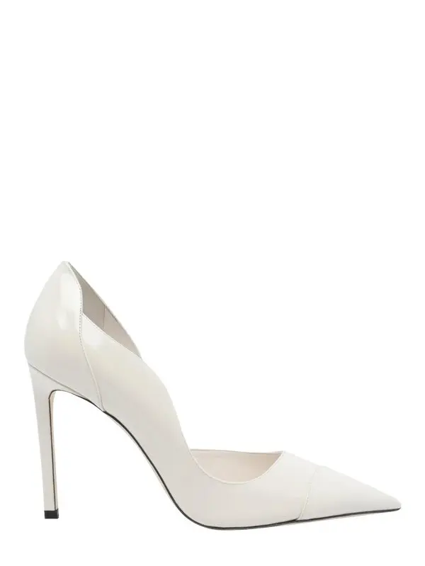 JIMMY CHOO Brigitte Patent Leather Pointed-toe Stiletto Pumps - Latte