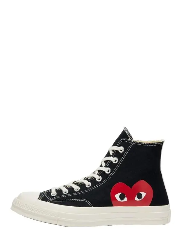 CONVERSE X COMME DES GARONS PLAY Chuck 70 High Top Sneakers - Black