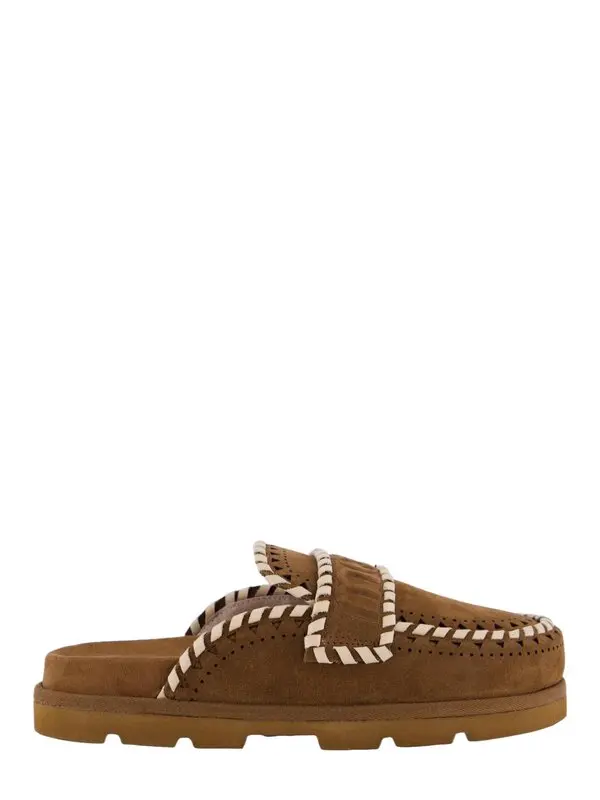 Mou Slingback Mules - Brown