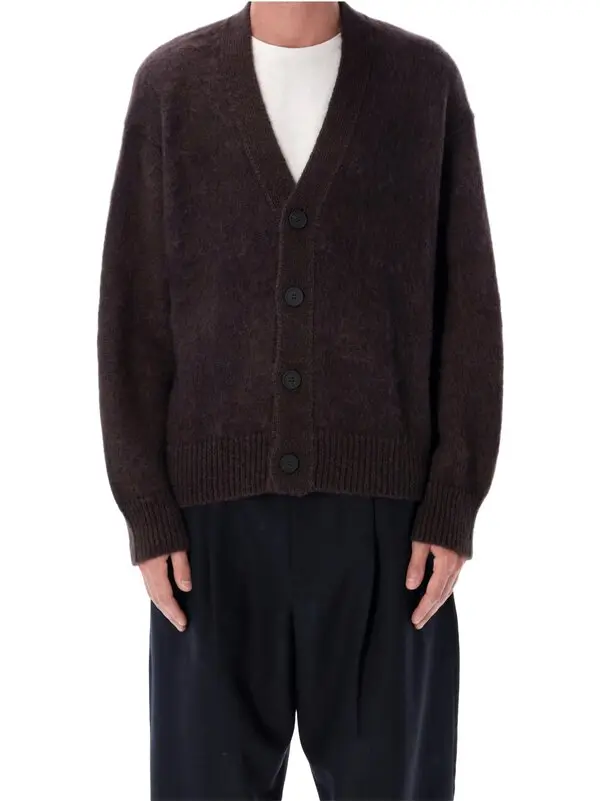Studio Nicholson Mohair Cardigan - Black