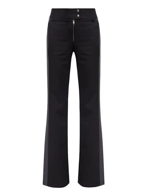 DIESEL® P-pritha Flared Trousers With Side Stripe - Black