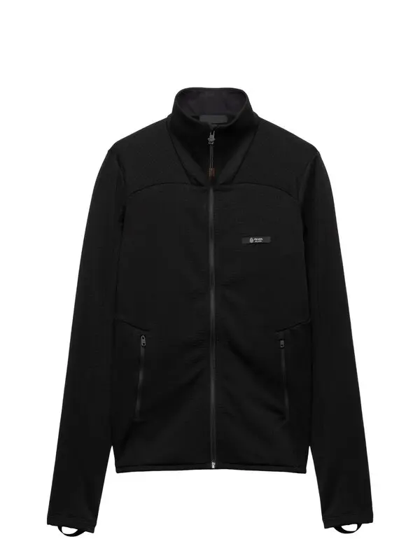 Prada Long-sleeved Zip Jacket - Black