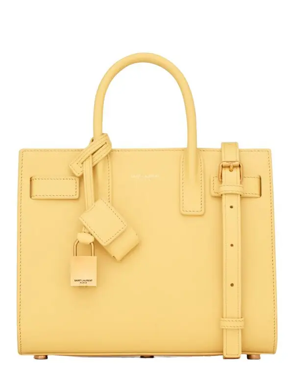 Saint Laurent Sac De Jour Mini Handbag - Yellow