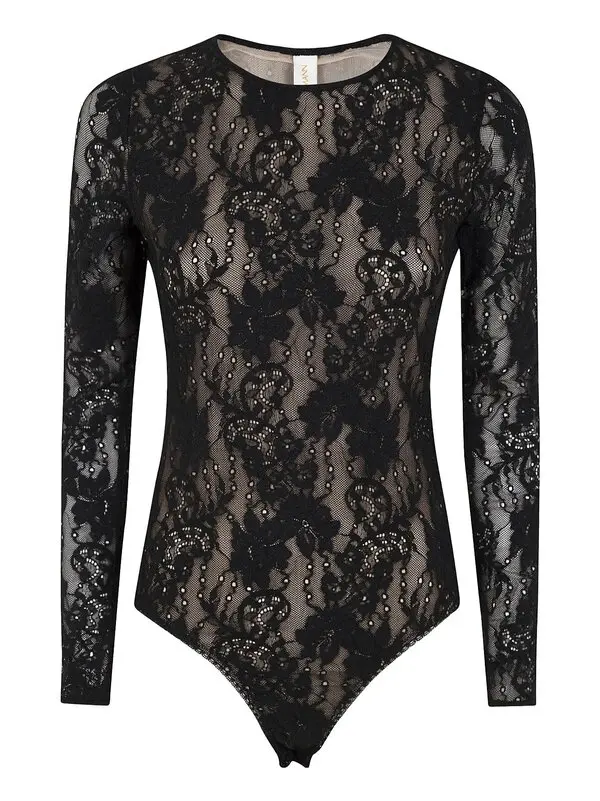 Zimmermann Lace Bodysuit - Black