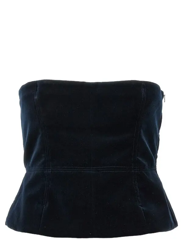 TOM FORD Strapless Blouse - Black
