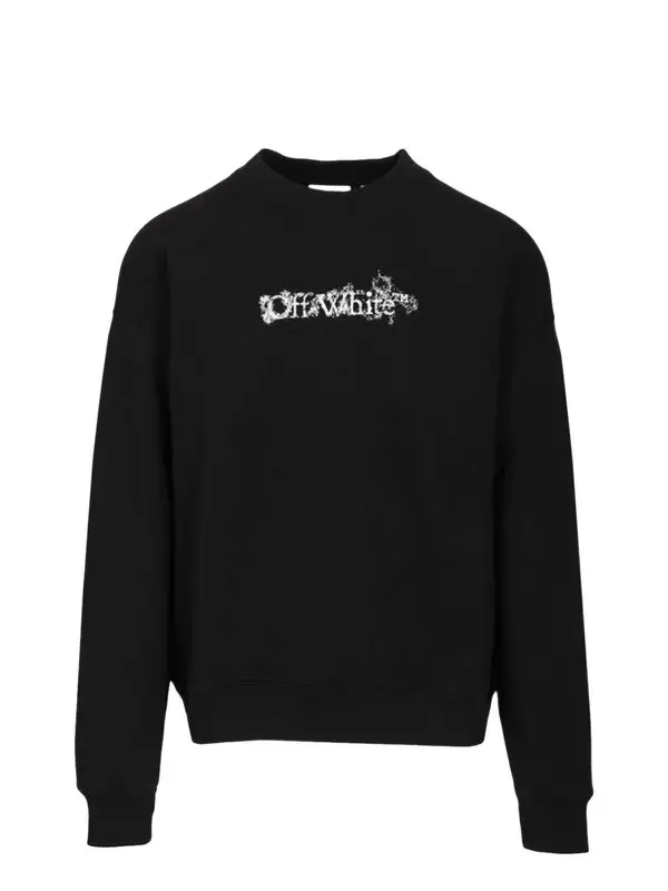 Off-White Heraldic Arrow Crewneck Sweatshirt - Black