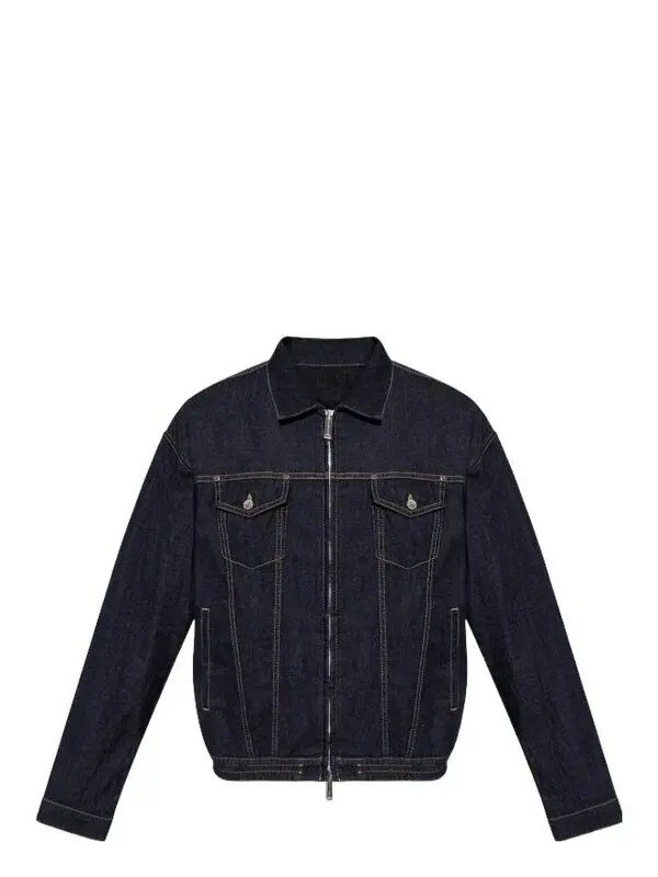 Dsquared2 Zip-up Denim Jacket - Black