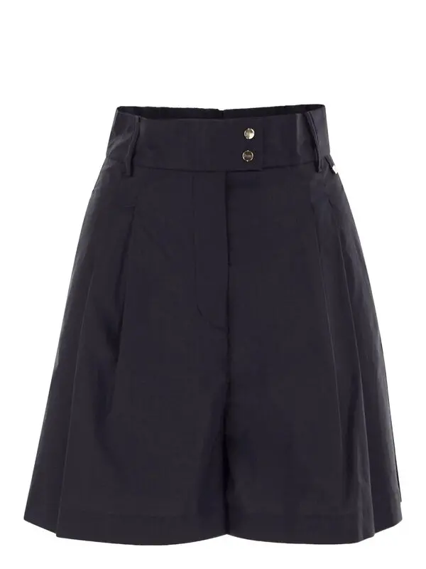 Herno Elasticated Bermuda Shorts - Black