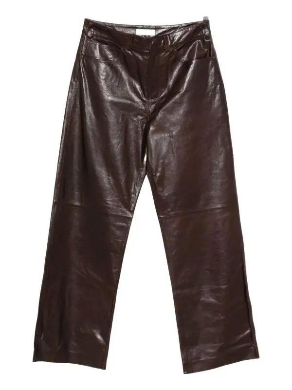 ENTIRE STUDIOS Belt-loop Trousers - Black
