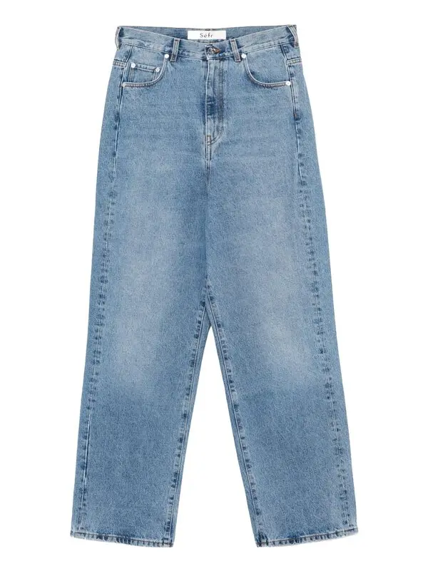 Séfr Disco Cut Denim Pants - Blue