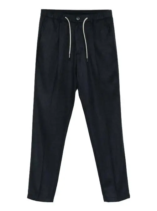 Herno Pleated Drawstring Pants - Black