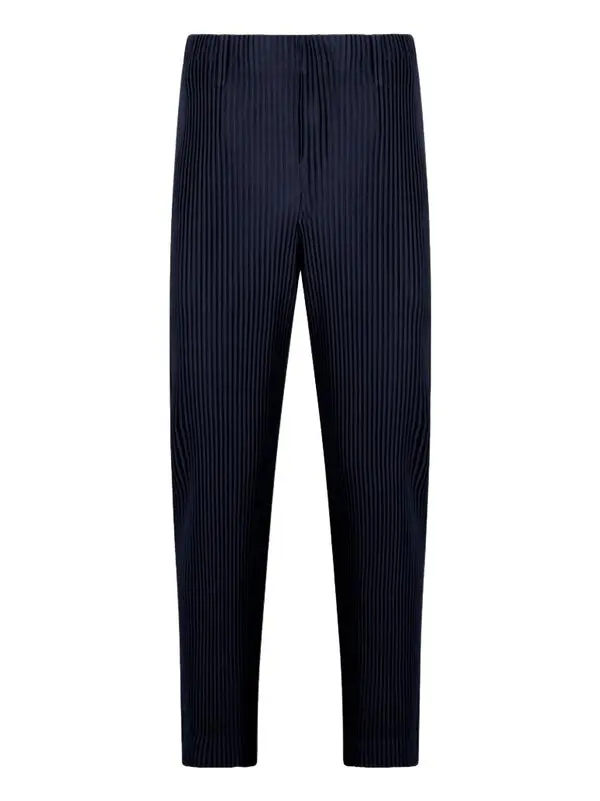 Issey Miyake Homme Plissé Pleated Trousers - Black