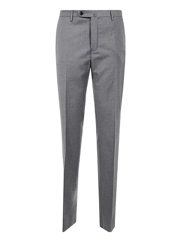 Incotex Tapered Trousers With Belt Loops - Gray