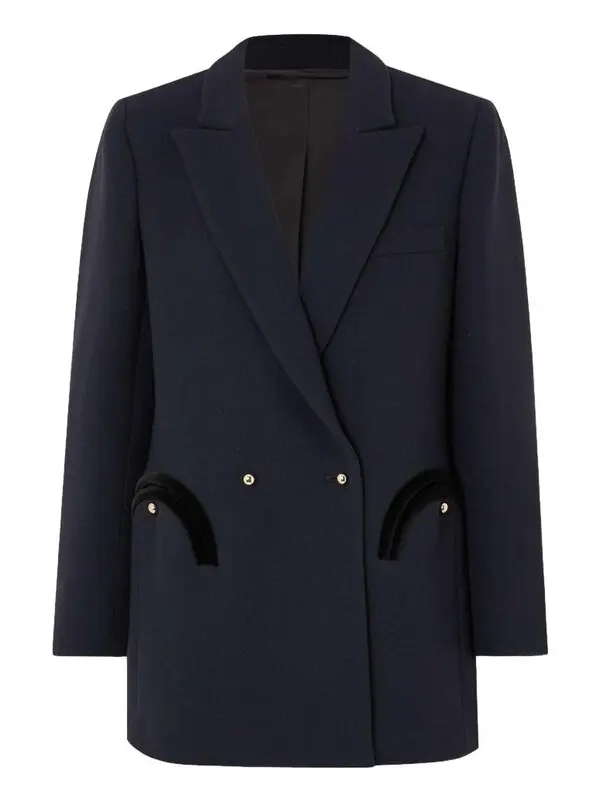 BLAZÉ MILANO Resolute Double-breasted Blazer - Black