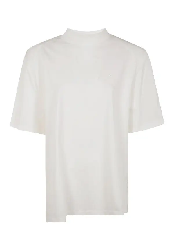 Attico Logo Embroidered Oversized T-shirt - White