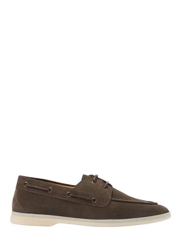 SCAROSSO Lace-up Sneakers - Dark Grey Brown